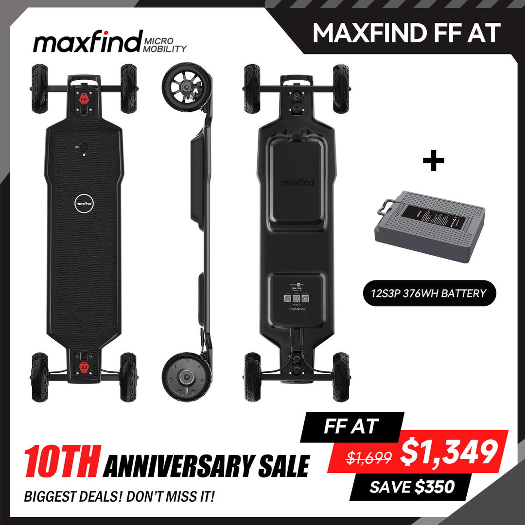 Maxfind Best Electric Skateboard longboard With Remote for Adults ...