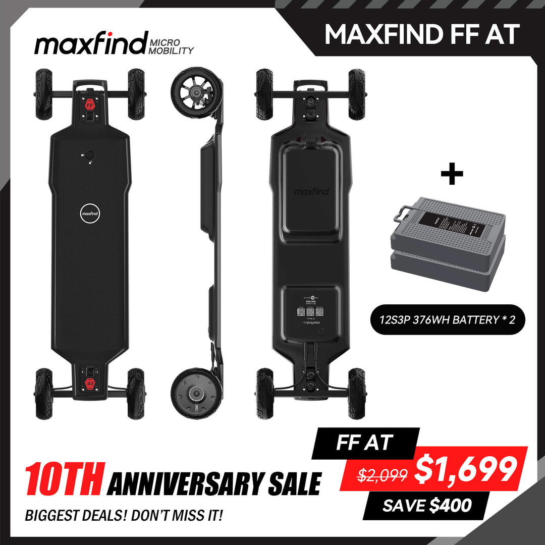 Maxfind Best Electric Skateboard longboard With Remote for Adults ...